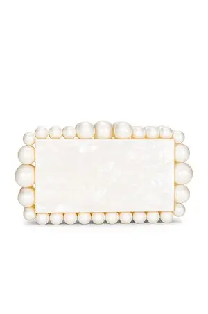 Cult Gaia Eos Clutch - Ivory