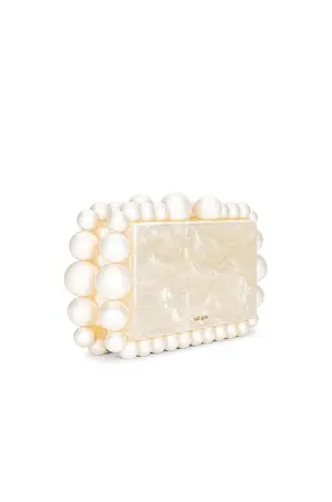 Cult Gaia Eos Clutch - Ivory