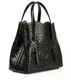 AZZEDINE ALAIA Alaia Mina 20 Vienne Wave Leather Bag