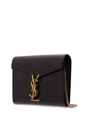 Saint Laurent Cassandra Leather Chain Wallet Bag