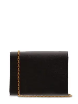 Saint Laurent Cassandra Leather Chain Wallet Bag