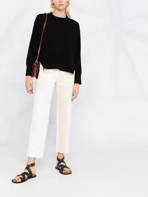 BARRIE Iconic Cashmere Pullover - Black