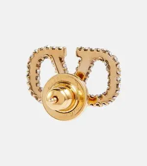 Valentino Garavani Vlogo Stud Earrings - Gold