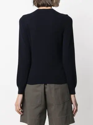 Play Comme Des Garcon Double Heart Motif Jumper - Blue