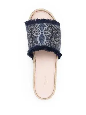 Etro Paisley Open-toe Sandals