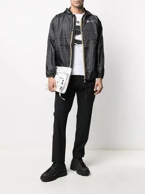 10 CORSO COMO Graphic-print Hooded Raincoat
