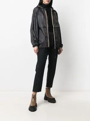 10 CORSO COMO Graphic-print Hooded Raincoat