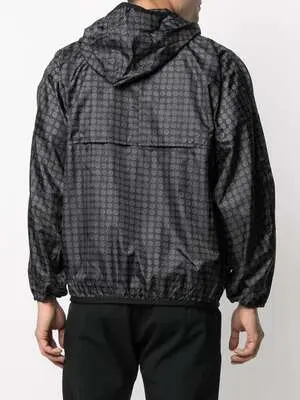 10 CORSO COMO Graphic-print Hooded Raincoat