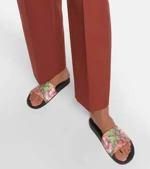 Gucci Gg Blooms Supreme Slides