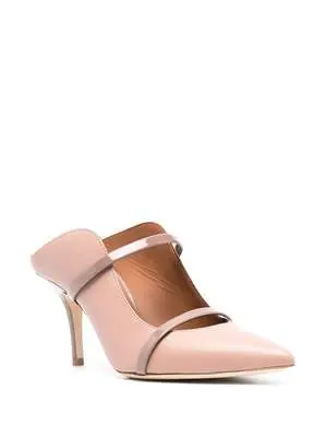 MALONE SOULIERS 110mm Maureen Mules - Neutrals