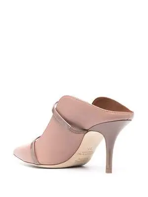 MALONE SOULIERS 110mm Maureen Mules - Neutrals