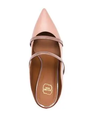 MALONE SOULIERS 110mm Maureen Mules - Neutrals