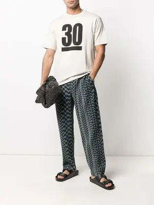Undercover Slogan-print Cotton T-shirt - Neutrals