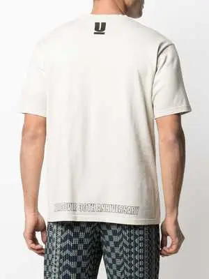 Undercover Slogan-print Cotton T-shirt - Neutrals