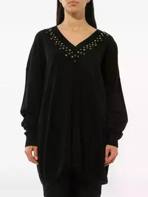 Givenchy V-neck Long-sleeve Sweater
