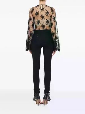 Givenchy Sheer Floral Lace Blouse
