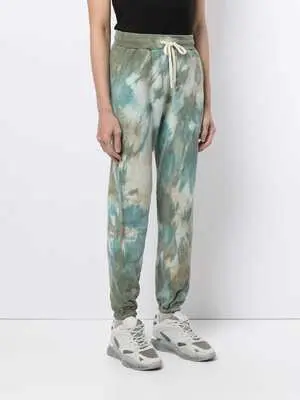 John Elliott Tie-dye Print Track Pants