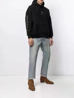 PURPLE BRAND Logo Print Hoodie