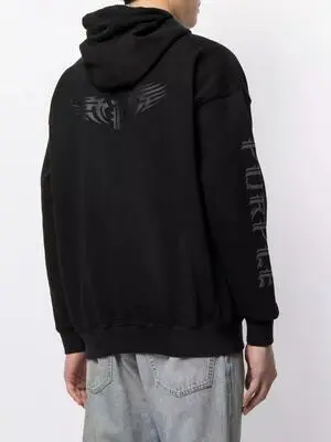 PURPLE BRAND Logo Print Hoodie