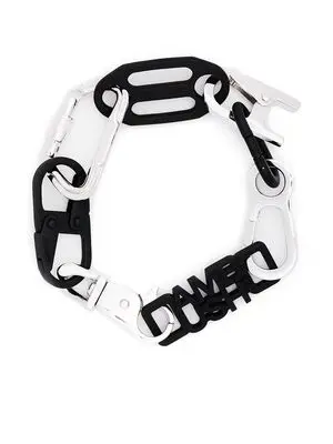 AMBUSH Chain-link Logo Bracelet - Black