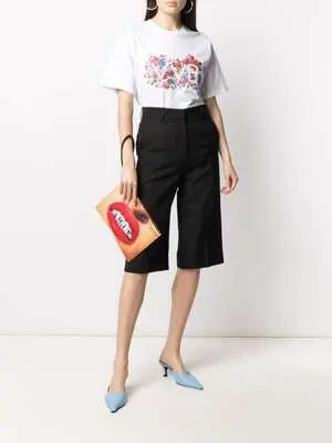 SELETTI Lipstick Photograph Print Clutch