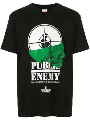 Supreme X Udc Public Enemy Terrordome T-shirt - Black