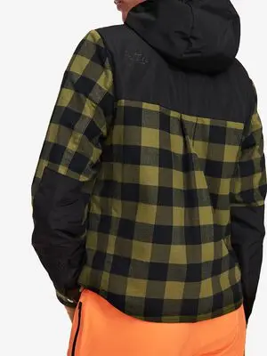 Aztech Mountain Loge Peak Ski Hoodie - Green