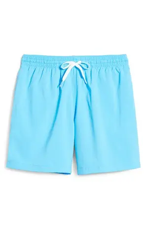 CHUBBIES Men's Chubbies Tropicadas 7-Inch Swim Trunks Turquoise/ Aqua