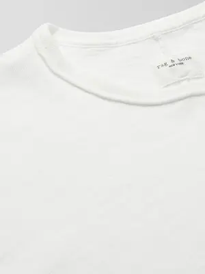 Rag & Bone Classic Flame Slub Cotton-jersey T-shirt