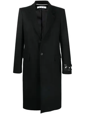 Off-white Logo Coats For Men