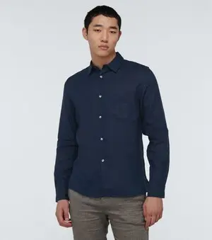 Derek Rose Monaco 2 Long-sleeved Linen Shirt