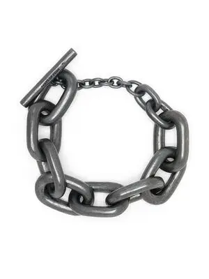 PARTS OF FOUR Toggle Chain Bracelet - Black