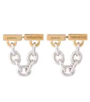 Rabanne Chain-trimmed Earrings