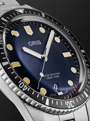 ORIS Divers Sixty-five Automatic 40mm Stainless Steel Watch - Blue