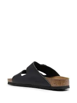 BIRKENSTOCK Buckle-fastening Leather Sandals - Black