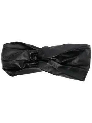 MANOKHI Leather Headband