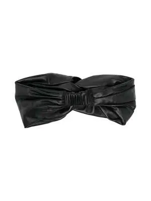 MANOKHI Leather Headband