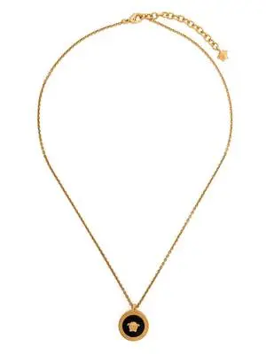 Versace Medusa-head Pendant Necklace - Gold