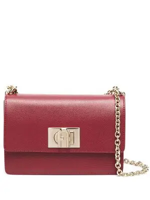 Furla Foldover Leather Crossbody Bag