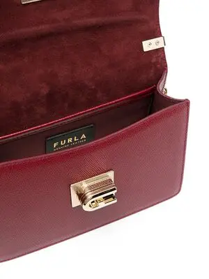 Furla Foldover Leather Crossbody Bag