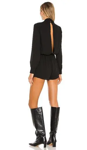 Superdown Kaycie Drape Neck Romper