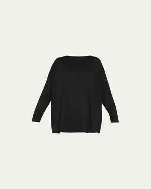 Eskandar Ultra-light Cotton Long-sleeve T-shirt