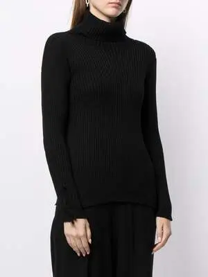 Y’s Ribbed Fringed Jumper