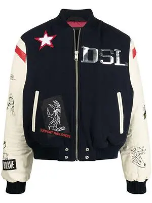 DIESEL® Varsity Bomber Jacket