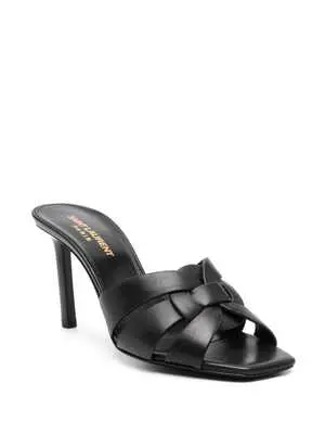Saint Laurent Tribute Sandals - Black