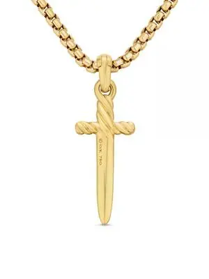 David Yurman 18kt Yellow Diamond Amulet - Gold