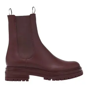 GIANVITO ROSSI Chester Chelsea Boots Merlot