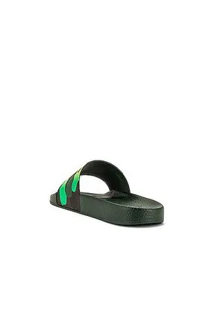 Valentino Garavani Slide Sandal In Abstract,Camo,Green  display picture 2