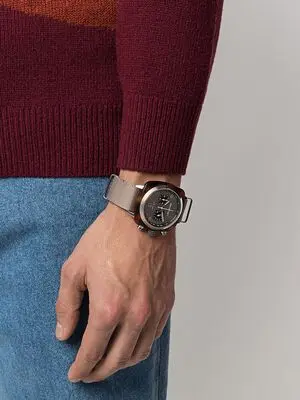 BRISTON Clubmaster Sport Chrono 42mm - Brown