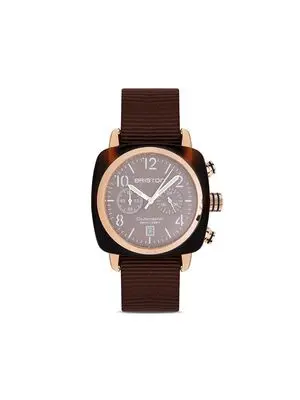 BRISTON Clubmaster Classic Chrono 40mm - Brown